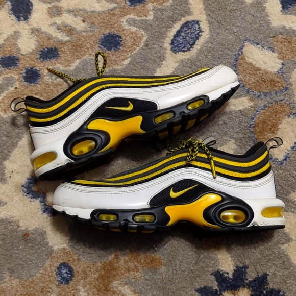 Nike | Shoes | Nike Air Max Plus 97 Frequency Pack Yellow Av79360 Mens ...